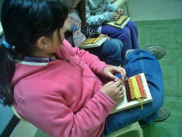 Loom Building and Weaving (with Natural Plant dyes) Grade 3+ | Waldorf ...